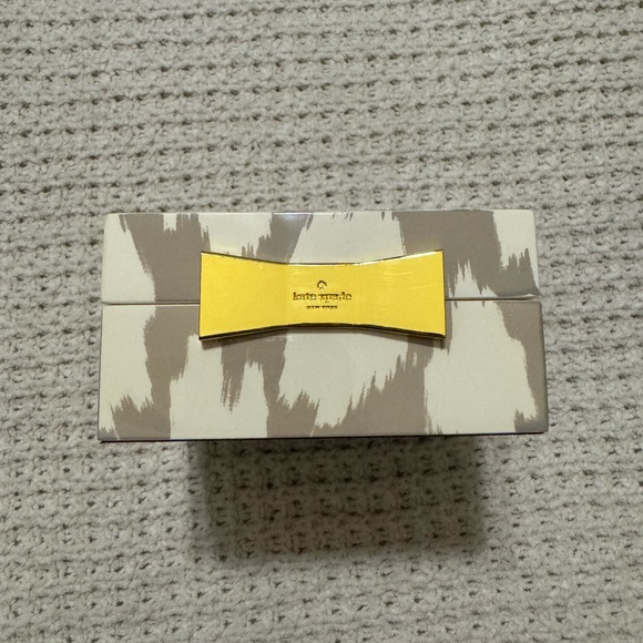 kate spade | Other | Nwt Kate Spade Square Jewelry Box Animal Print ...